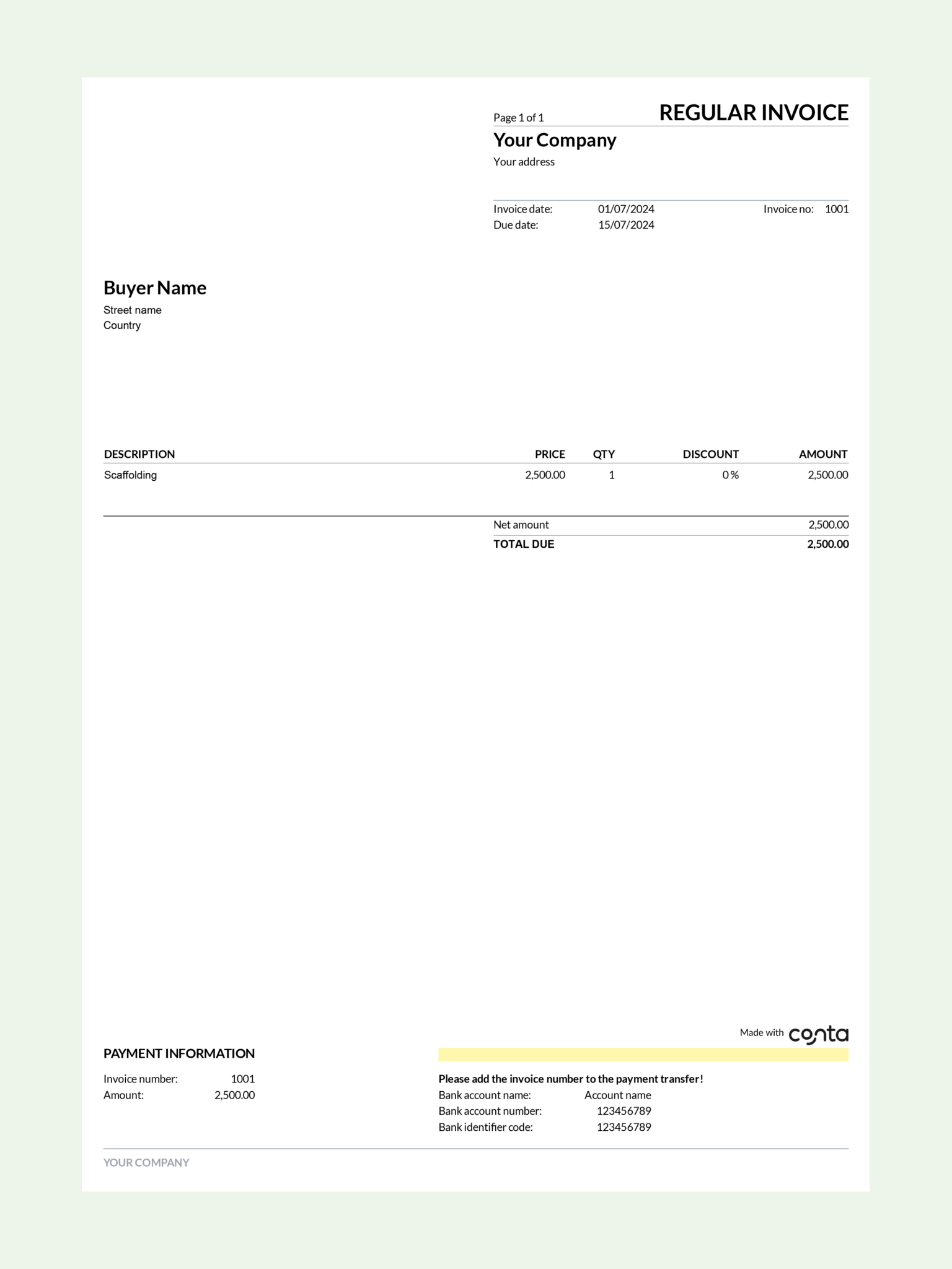 How to send an invoice: Methods and free templates (2026) | Conta