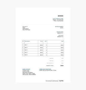 Free hotel bill format | Word, Excel, PDF template | Conta