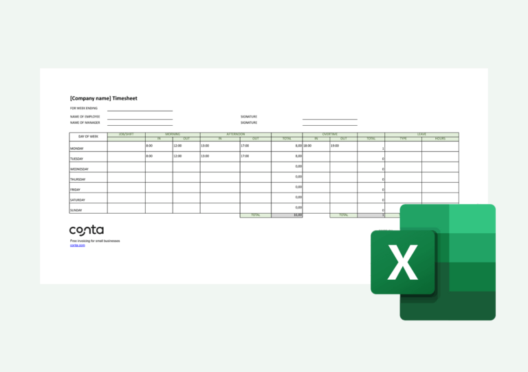 Free timesheet template in Excel | Australia