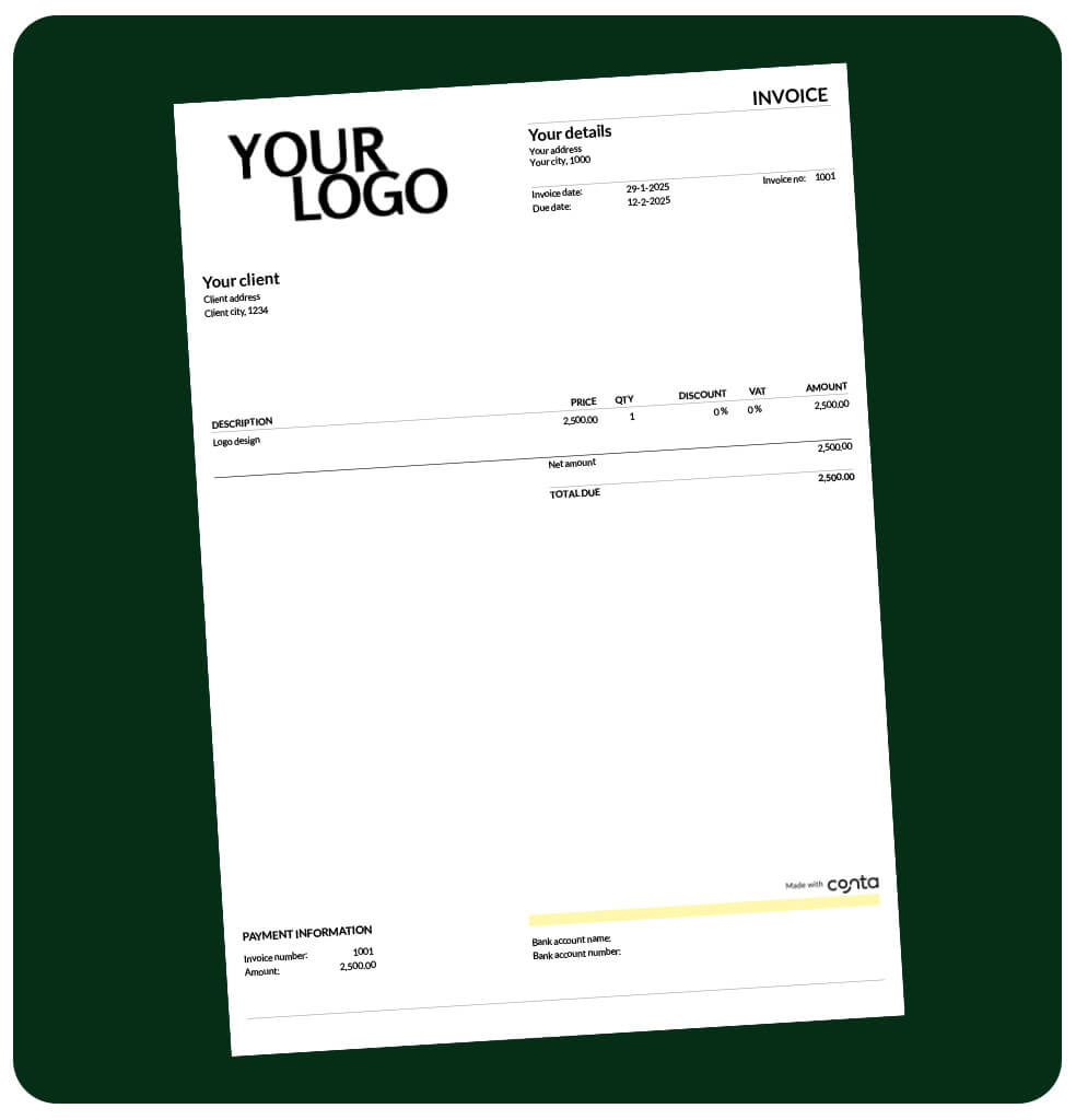 Invoice without company for free | Australia