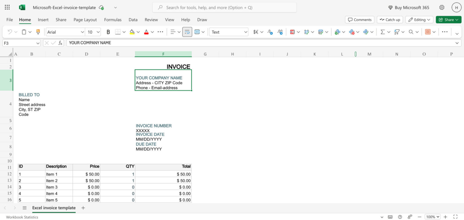 Invoicing in Excel versus invoicing software | United States