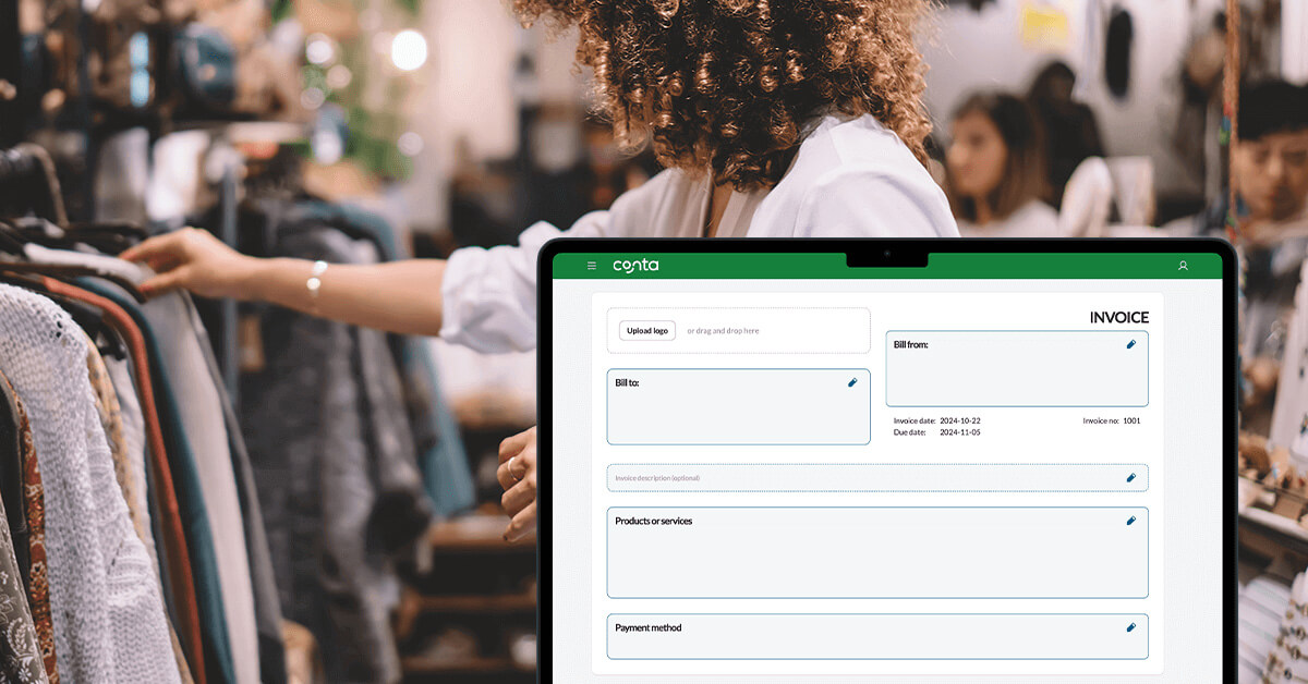 Shop invoice template | Free shop bill format | Word, Excel, PDF | Conta