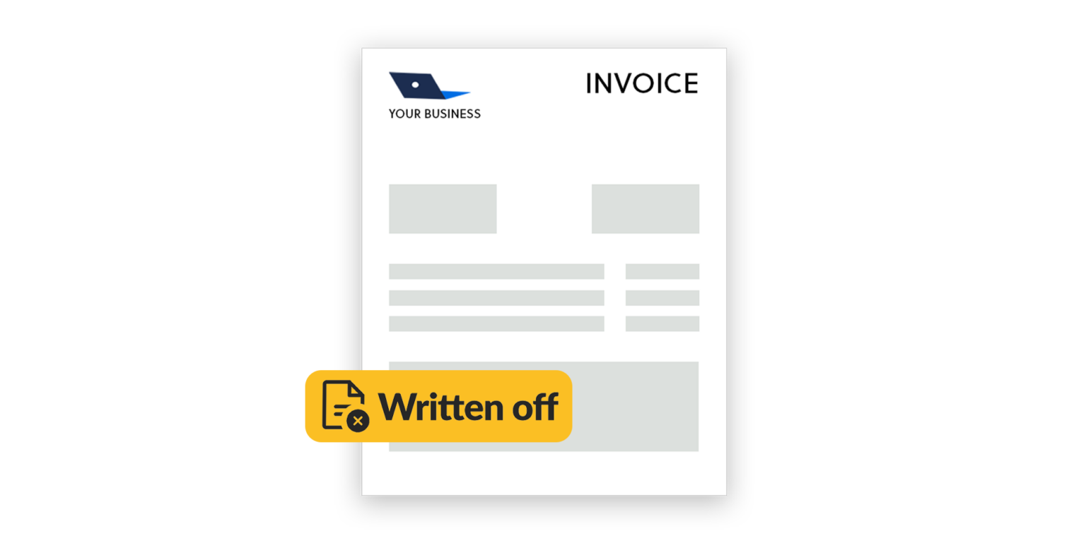 What does it mean to write off an invoice? | United States