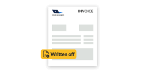 What does it mean to write off an invoice? | United States