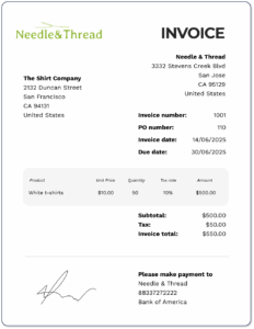 Purchase order template | Printable | Word and Excel | Conta